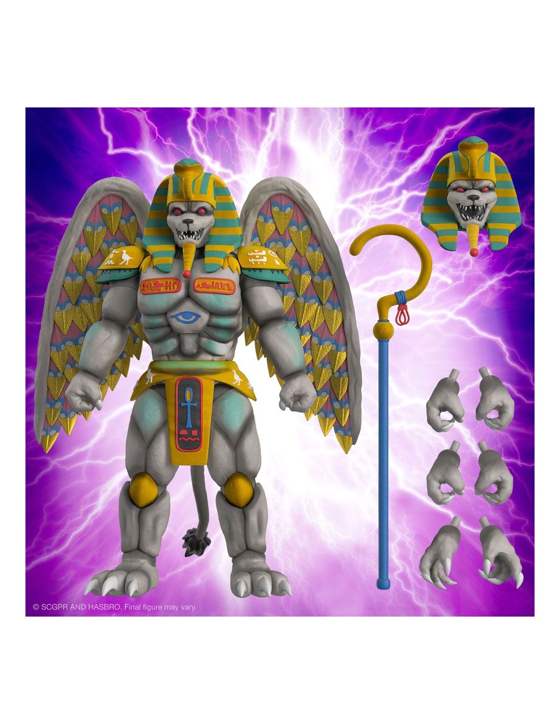 Figura King Sphinx Mighty Morphin Power Rangers Galácticos