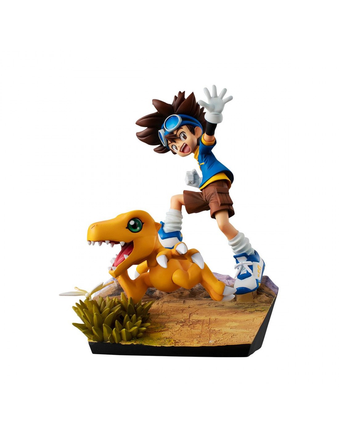 Figura Taichi Yagami y Agumon Digimon Adventure Serie G.E.M.