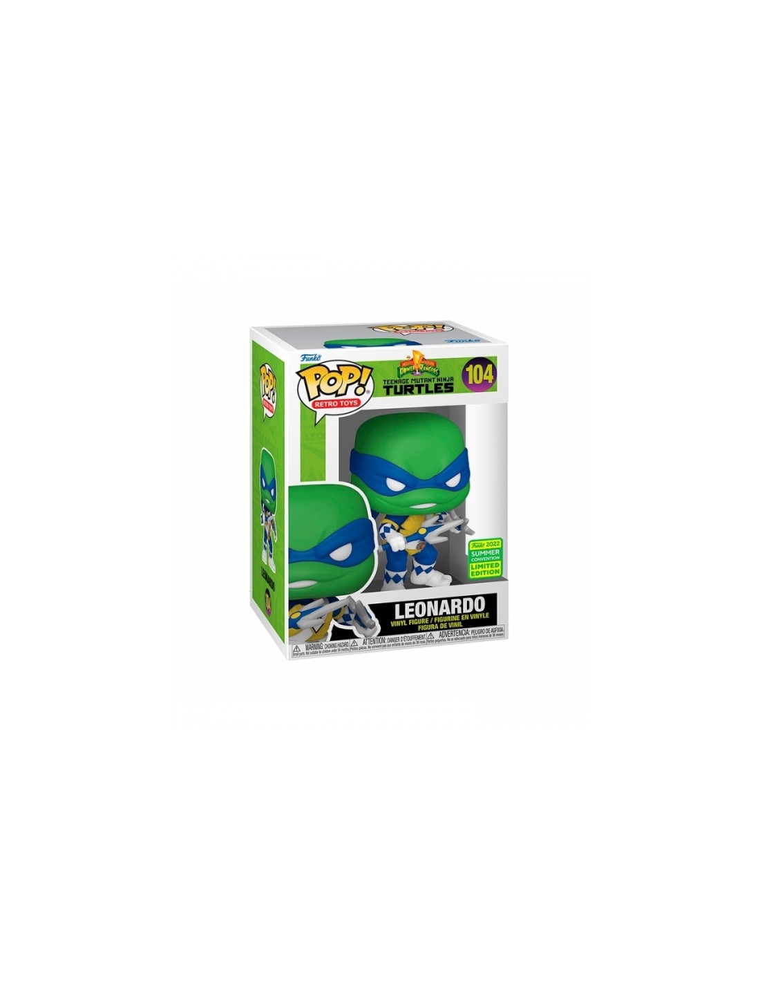 Funko POP Tortugas Ninja X Power Rangers Leonardo 104