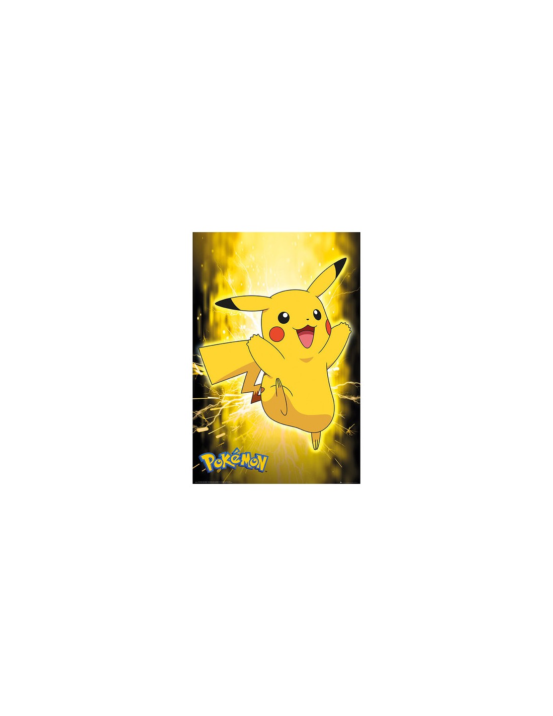 Póster Pikachu rayos